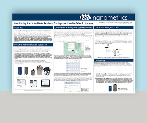 Posters & Presentations | Resources | Nanometrics