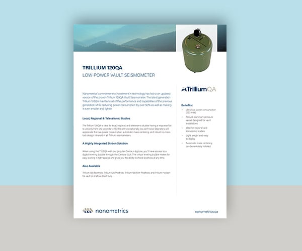 Data Sheets & Brochures | Resources | Nanometrics